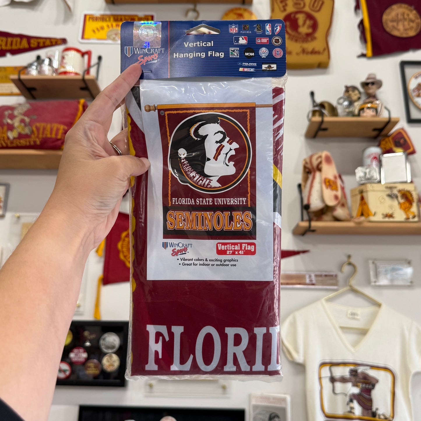 Florida State University Seminoles Flag – Picked