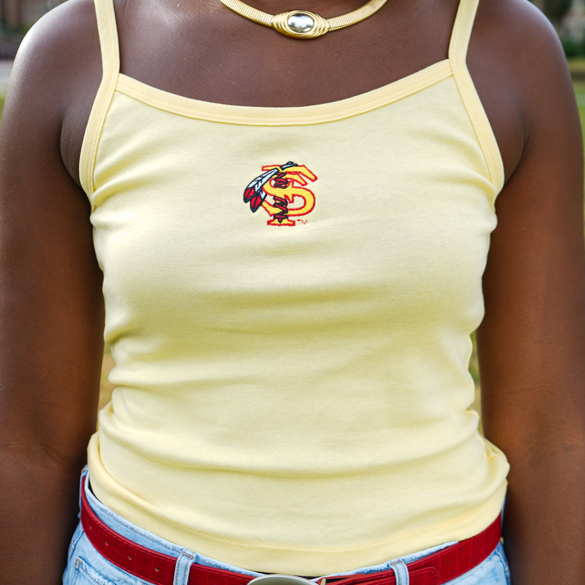 Florida State "FS" Feather Tank – Picked